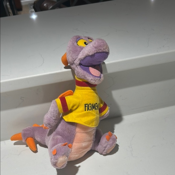 Disney | Toys | Disneys Figment Plush Toy With Yellow Shirt | Poshmark